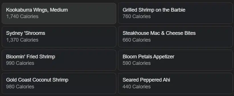 Outback Steakhouse Nutrition Guide (2025) – Calories, Allergens & Info